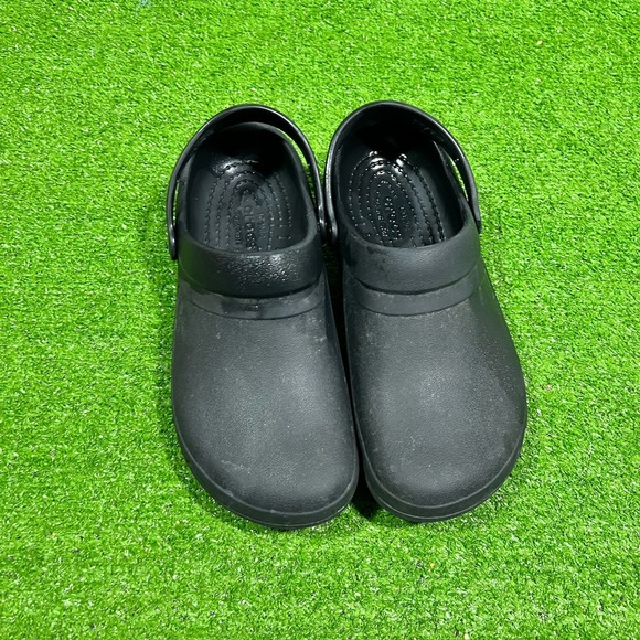 CROCS | Shoes | Crocs At Work Specialist Ii Black Iconic Comfort Mens ...